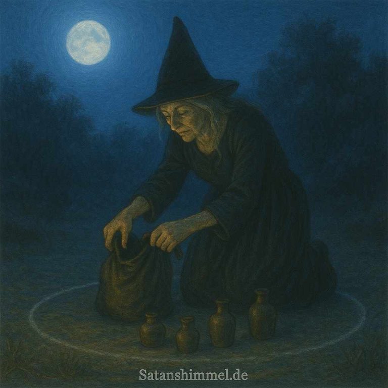 Handlungen in der Hexerei - Satanshimmel